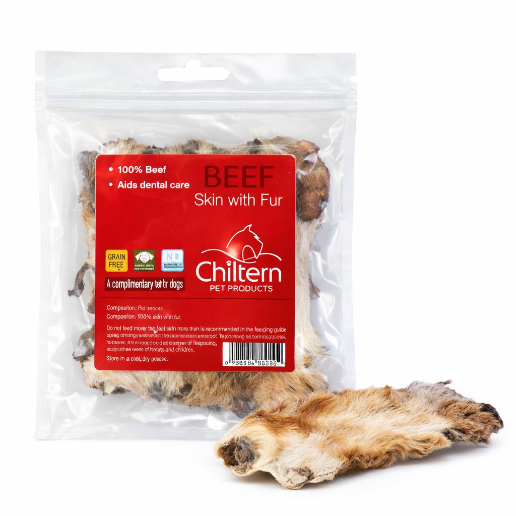 Beef Skin with Fur | Natural Dog Treats | Chiltern Pet – Chiltern Pet ...