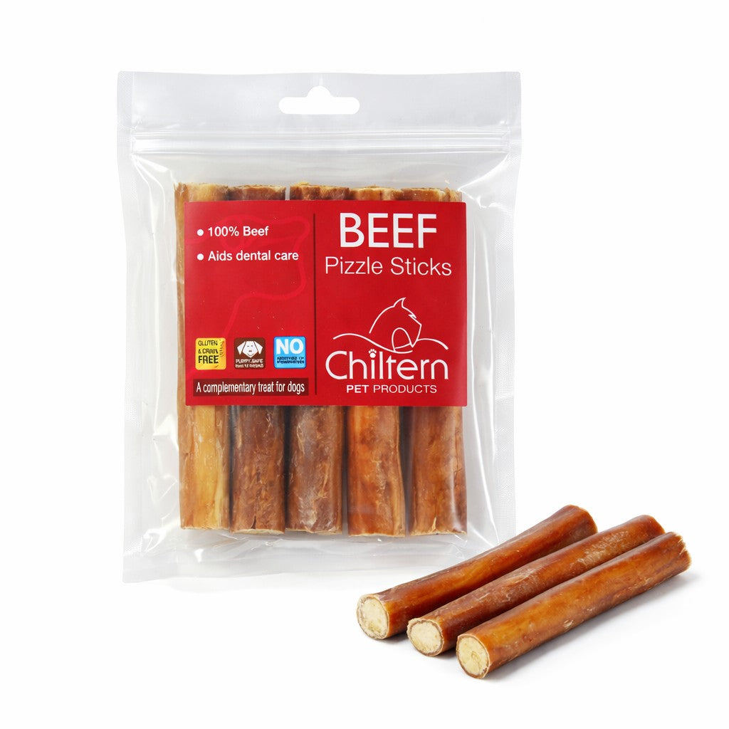 Thick Pizzle Sticks (12cm long) | Natural Dog Treats | Chiltern Pet ...